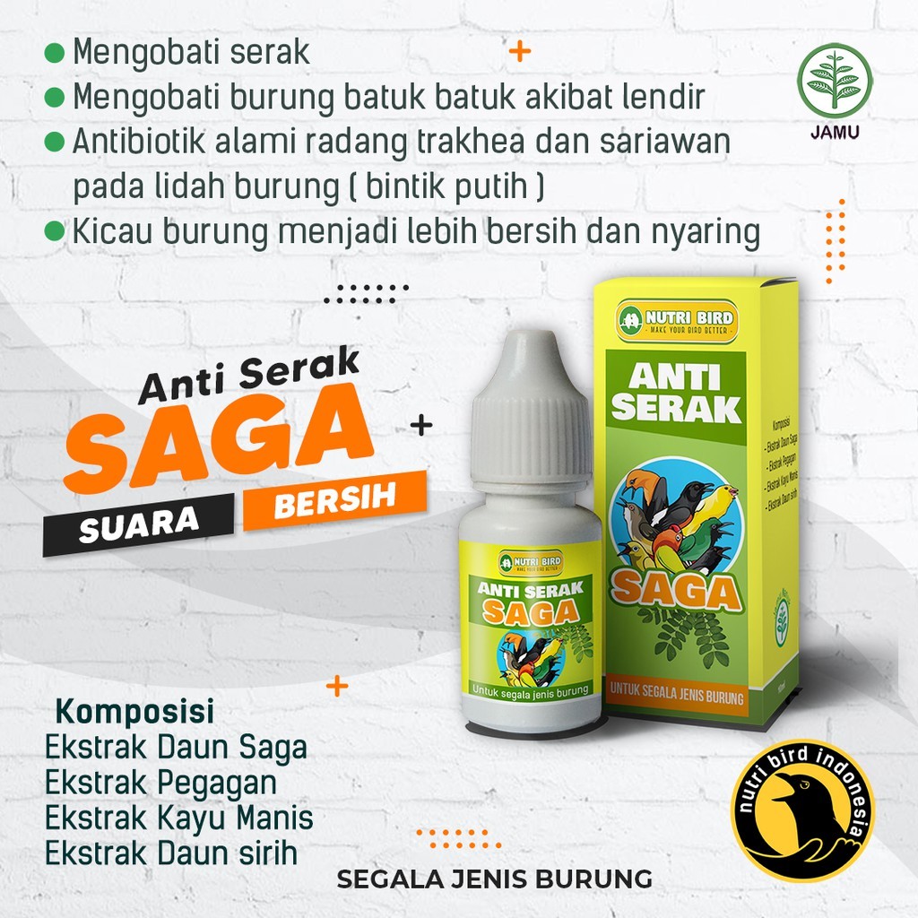 Saga ANTI Spooky Medicine For Care Of Sick Birds, Cough, Inflammation ...