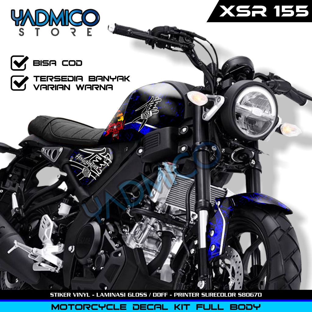 Xsr 155 Full Body Motorcycle Sticker / Yamaha XSR 155 Fullbody Striping ...