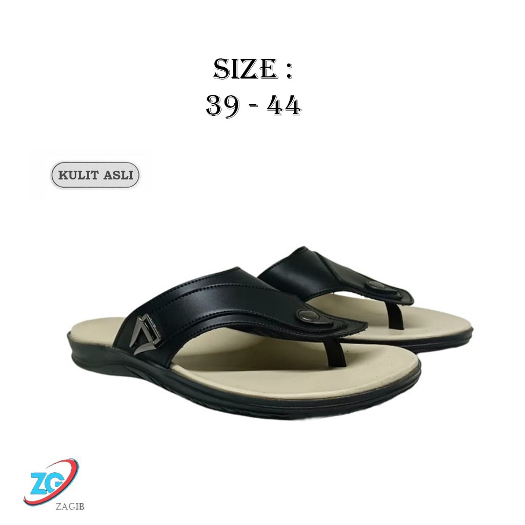 100% Original Men's Leather Sandals [Flip Flop Sandals] Men's Casual ...