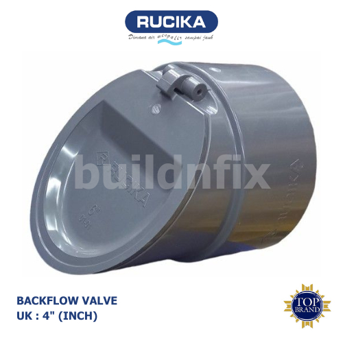 RUCIKA BACKFLOW VALVE / ANTI ANIMAL & ODOR GOT Drain PIPE COVER PVC 4 ...