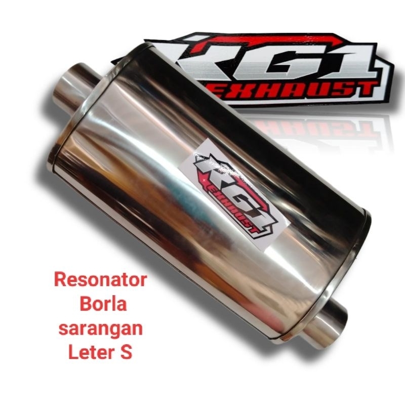 Car Exhaust Center Filter Resonator Racing Resonator Boorla Sarangan ...