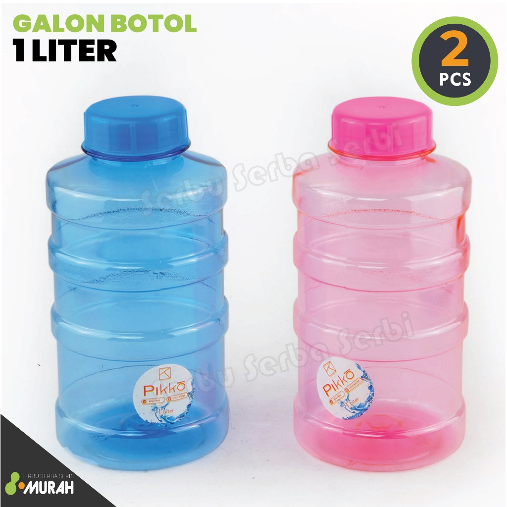 Serbu - 2 PCS 1 Liter BPA FREE Gallon Model Pikko Drinking Water ...