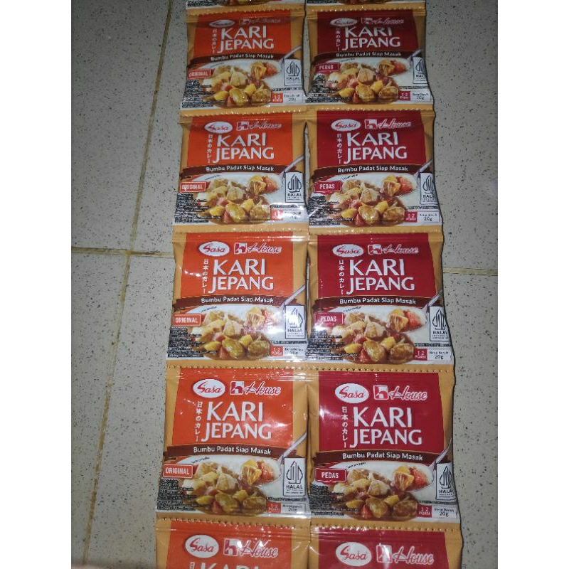 JAPANESE CURRY SASA 20 GRAM | Shopee Malaysia