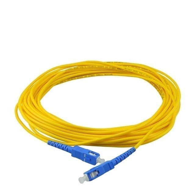 Patch Cord SC UPC Fiber Optic Cable Single Mode 1M Patchcord FO Yellow ...