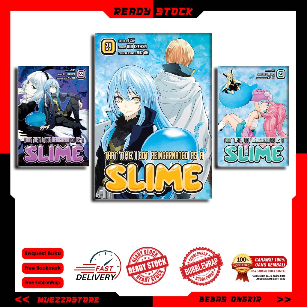Comic That Time I Got Reincarnated As A Slime (24 book series) by FUSE ...