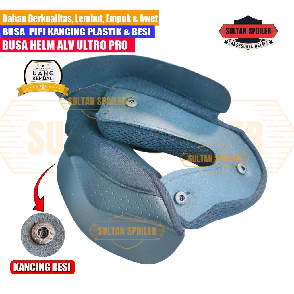 Alv Ultron Pro Half Face Helmet Foam Alv Cheek Foam SML Size Cheek Foam ...