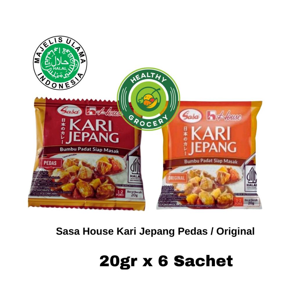 Sasa House Japanese Curry Original/Spicy 20gr x 6 Sachets | Shopee Malaysia