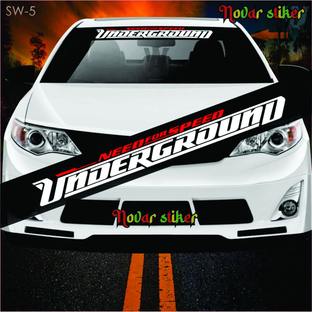 Needforspeed UNDERGROUND Car Windshield Sticker Car Windshield ...