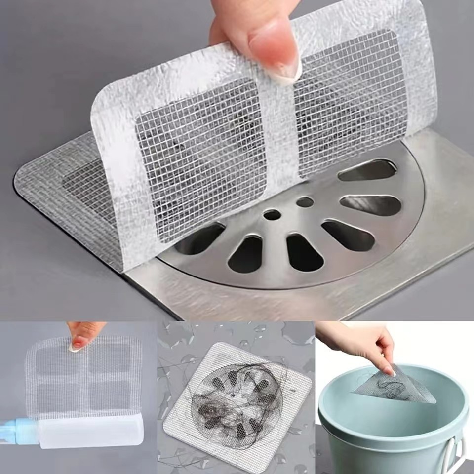 Disposable Bathroom Drain Filter To Filter Hair Easily Anti-Clogging ...