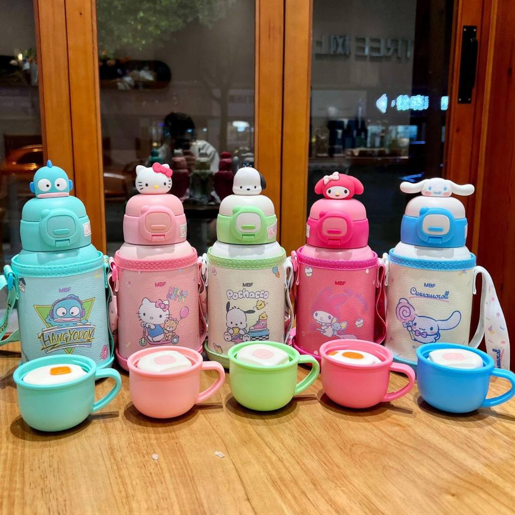 TERMOS Happynest Sanrio Thermos Drinking Bottle 500ml Stainless 2in1 ...