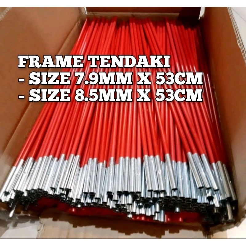 TENDA Tendaki.frame TENDAKI 8.5MM x 53cm YELLOW / BORNEO TENT FRAME 4 ...