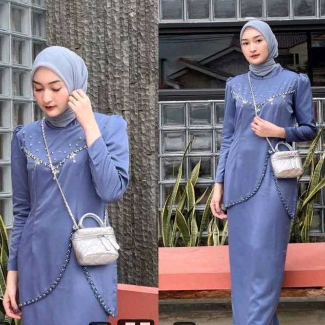 Oneset Felicia Baju Kurung Melayu Party Dress Women's Suit Contemporary ...