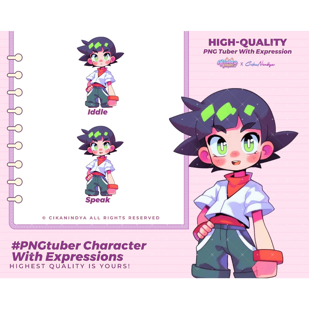 PNG Tuber | Cool Virtual Design for Streamer & VTuber | PNG Tuber 213 ...