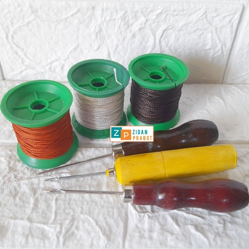 Shoe and Sandal Sole Tool 3 Needle Models and 3 Complete Thread Colors ...