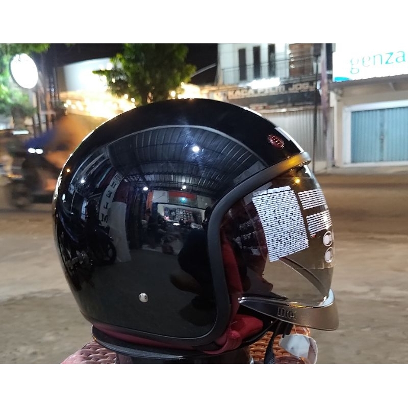 Retro solid MDS magnum helmet | Shopee Malaysia