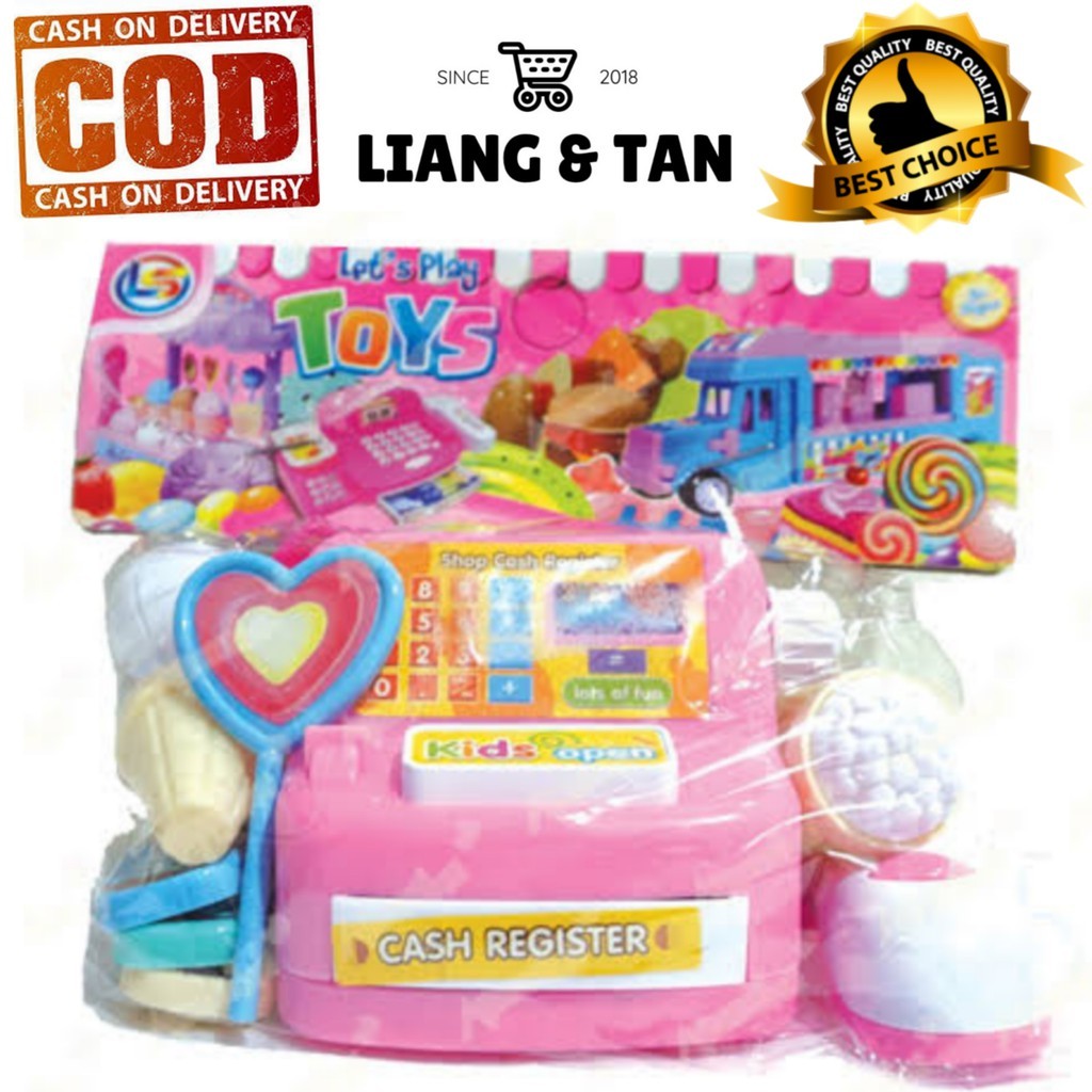 MESIN Lk14 CHILDREN'S TOYS MINI CASHIER MACHINE SUPER MARKET TOY ...