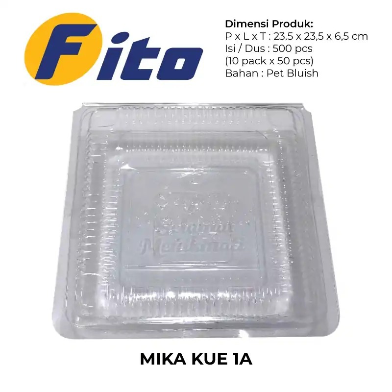 Plastic cake mica size 1A Jumbo / large mica box / sponge cake mica box ...
