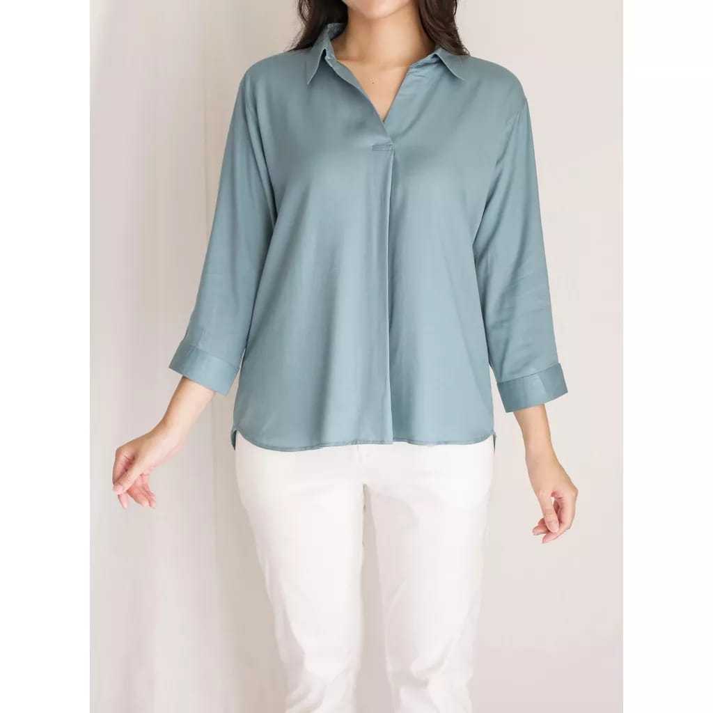 Yuri TOP BLOUSE/Women's BLOUSE/Korean FASHION/Women's TOP | Shopee Malaysia