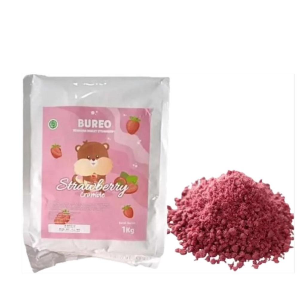 Bureo Strawberry Biscuit Crumble Repack 250gr,500gr / Biscuit Crumbs ...