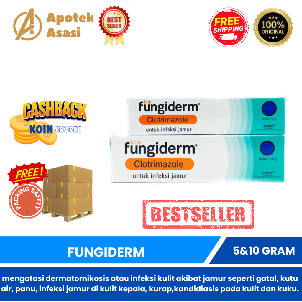 Fungiderm / Skin Fungus / Ringworm / Ringworm / Water Fleas | Shopee ...
