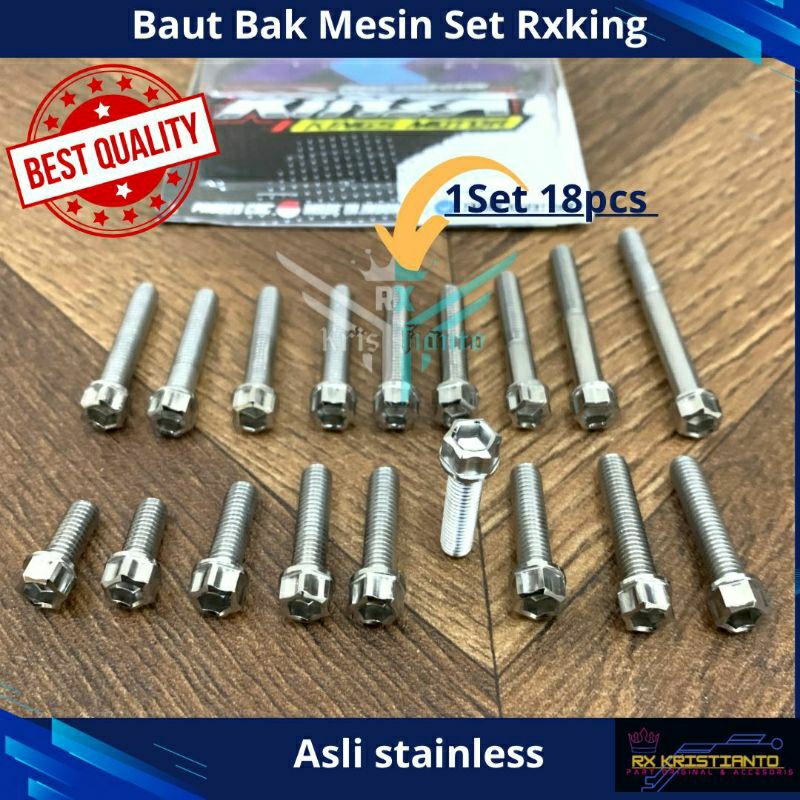 MESIN 1set 18pcs Bolt Body block block Engine Cap Magnetic Clutch Latch ...