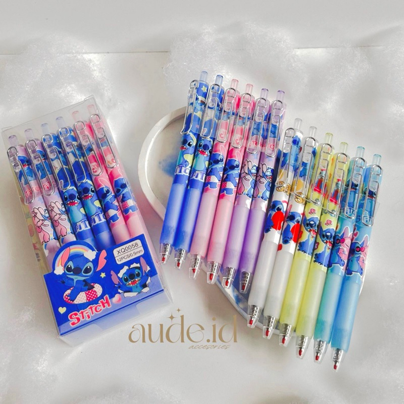 Aude - Stitch Mechanical Pens 1 Set Contains 12 Pcs | Mechanical Pen ...