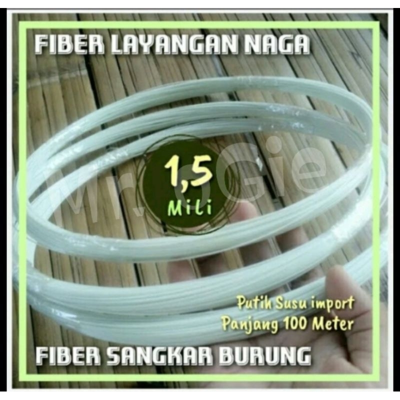 PUTIH Fiber Bars 1,0-1.5 mm White (100 meters) | Shopee Malaysia