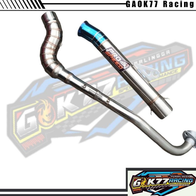 Pro Speed Pipe canister conical open specs exhaust Pipe for Wave 125 ...