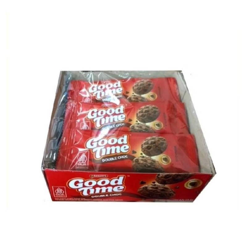 Arnott's Good Time Chocolate Double Chocolate Cookies Contains 12 Pcs ...