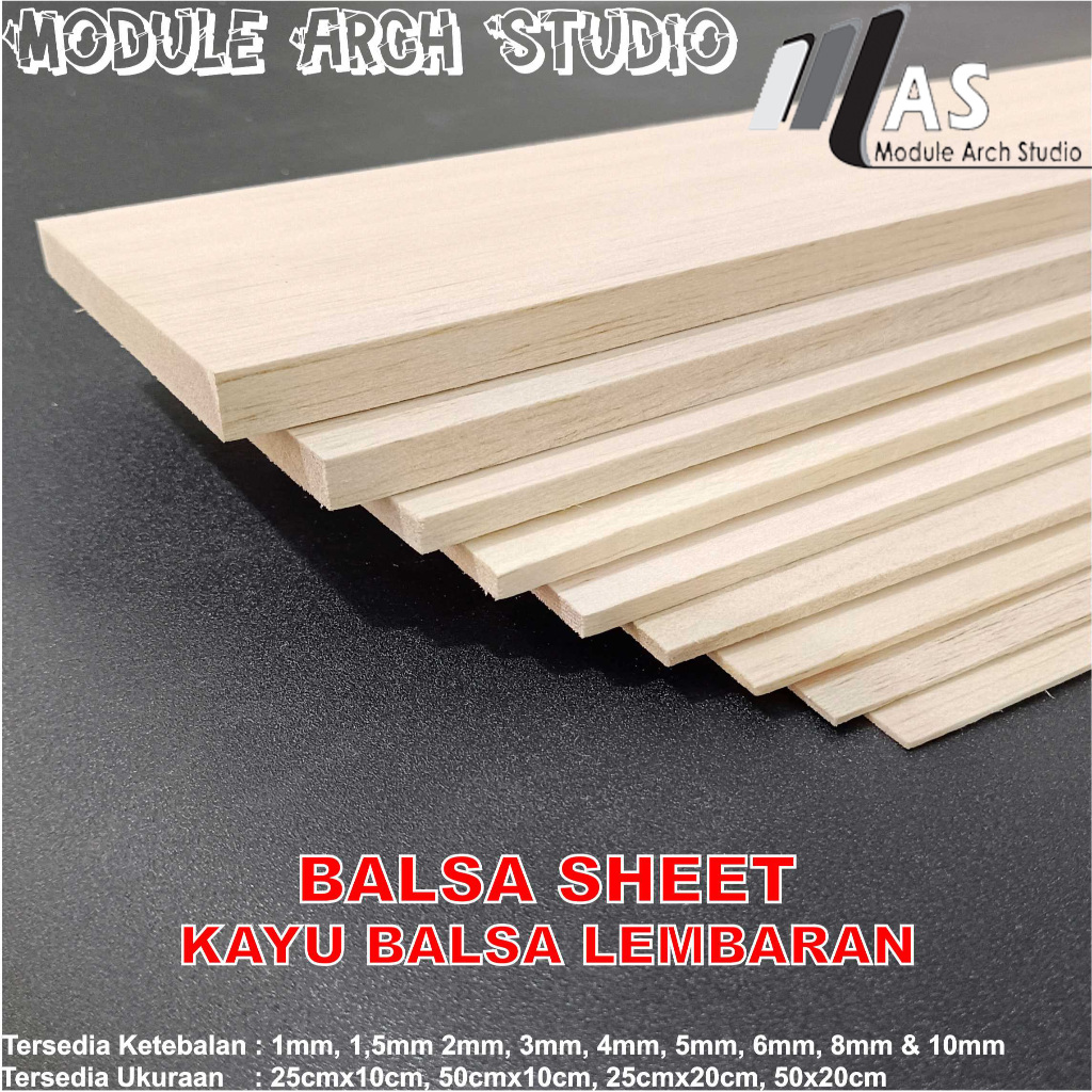 KAYU Balsa Sheet Width 20cm - Balsa Wood jumbo Sheet | Shopee Malaysia