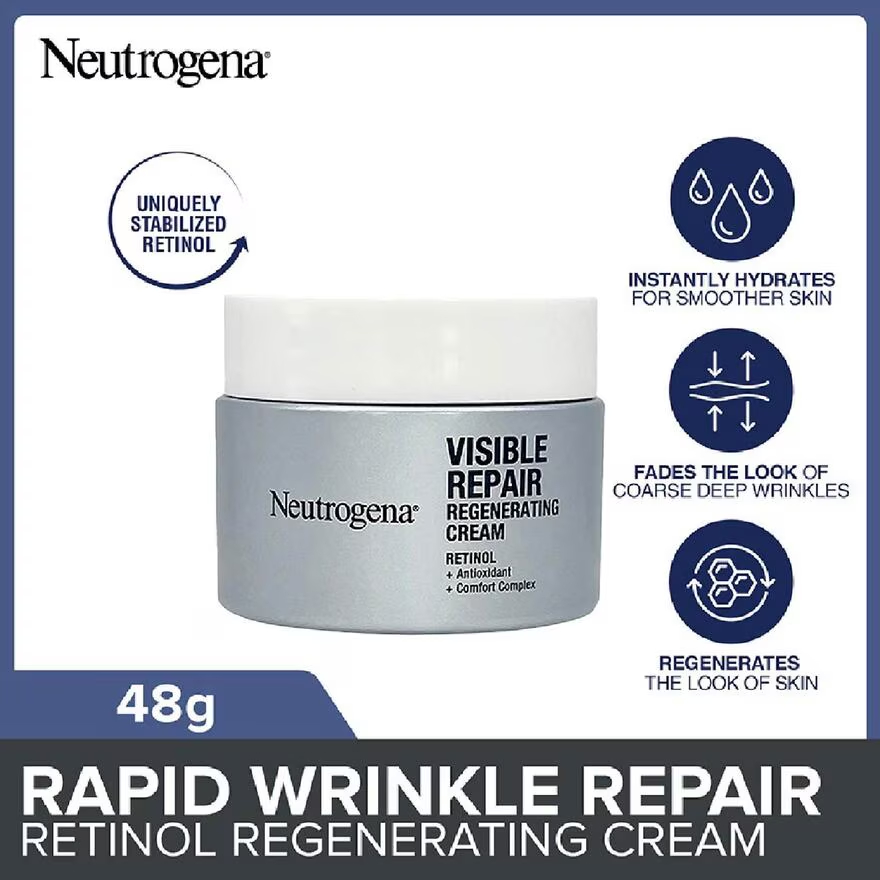 Neutrogena Visible Repair Regenerating Cream 50g | Shopee Malaysia