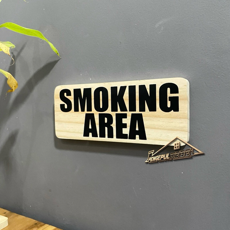 Smoking AREA | Sign Board Sign Board Writing "Smoking Area" Wall Mount ...