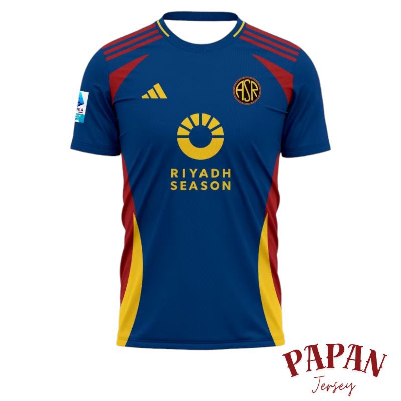 The Newest AS ROMA JERSEY 2024/2025. Ball Shirt | Shopee Malaysia