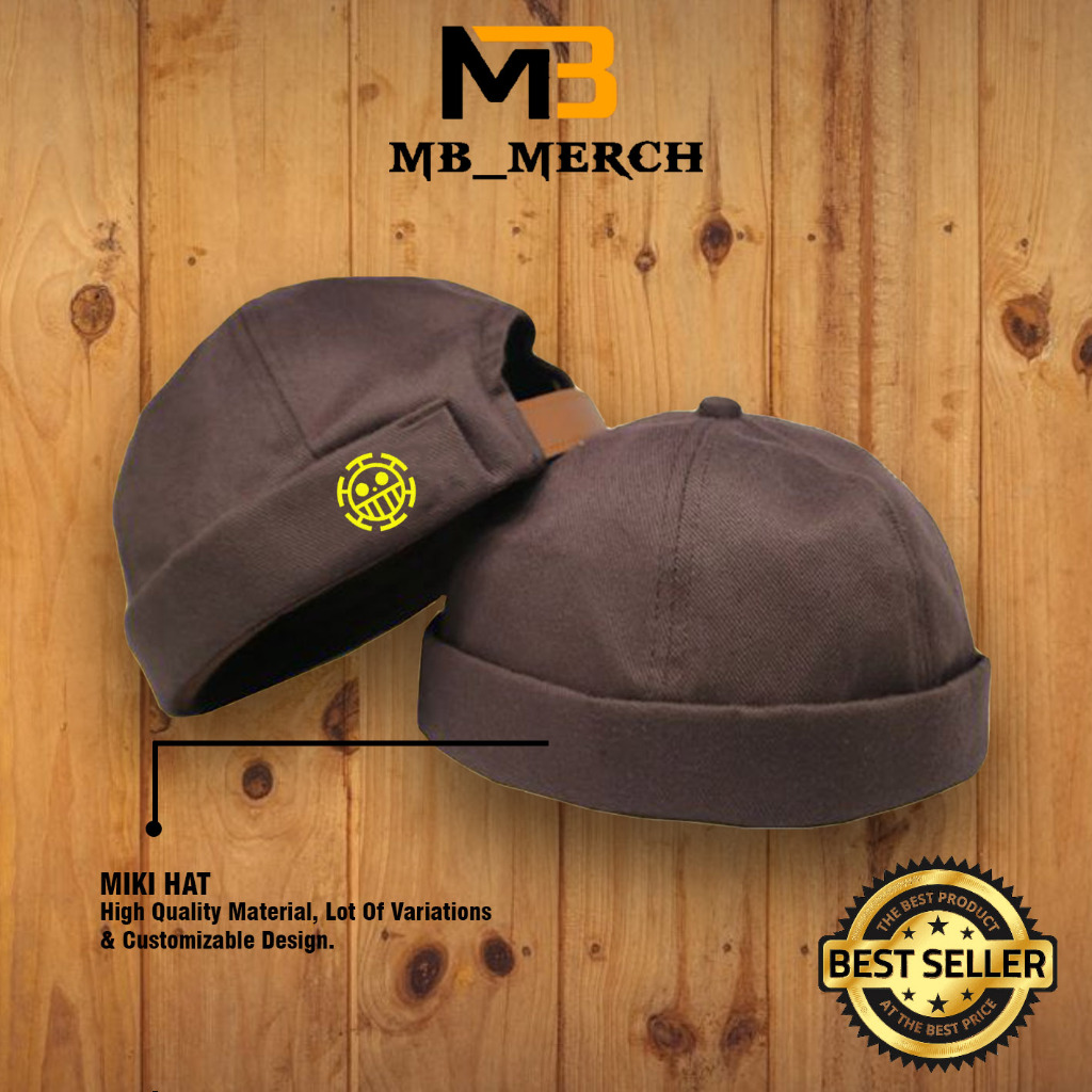 Import Quality MIKI HAT PECI MIKI TRAFAGALAR ONEPIECE HAT PECI HIJRAH ...