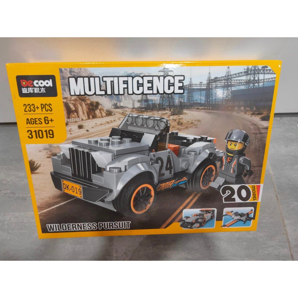 Multificence Block Brick DECOOL 31019 Disassemble and Disassemble 3in1 233pcs | Shopee Malaysia