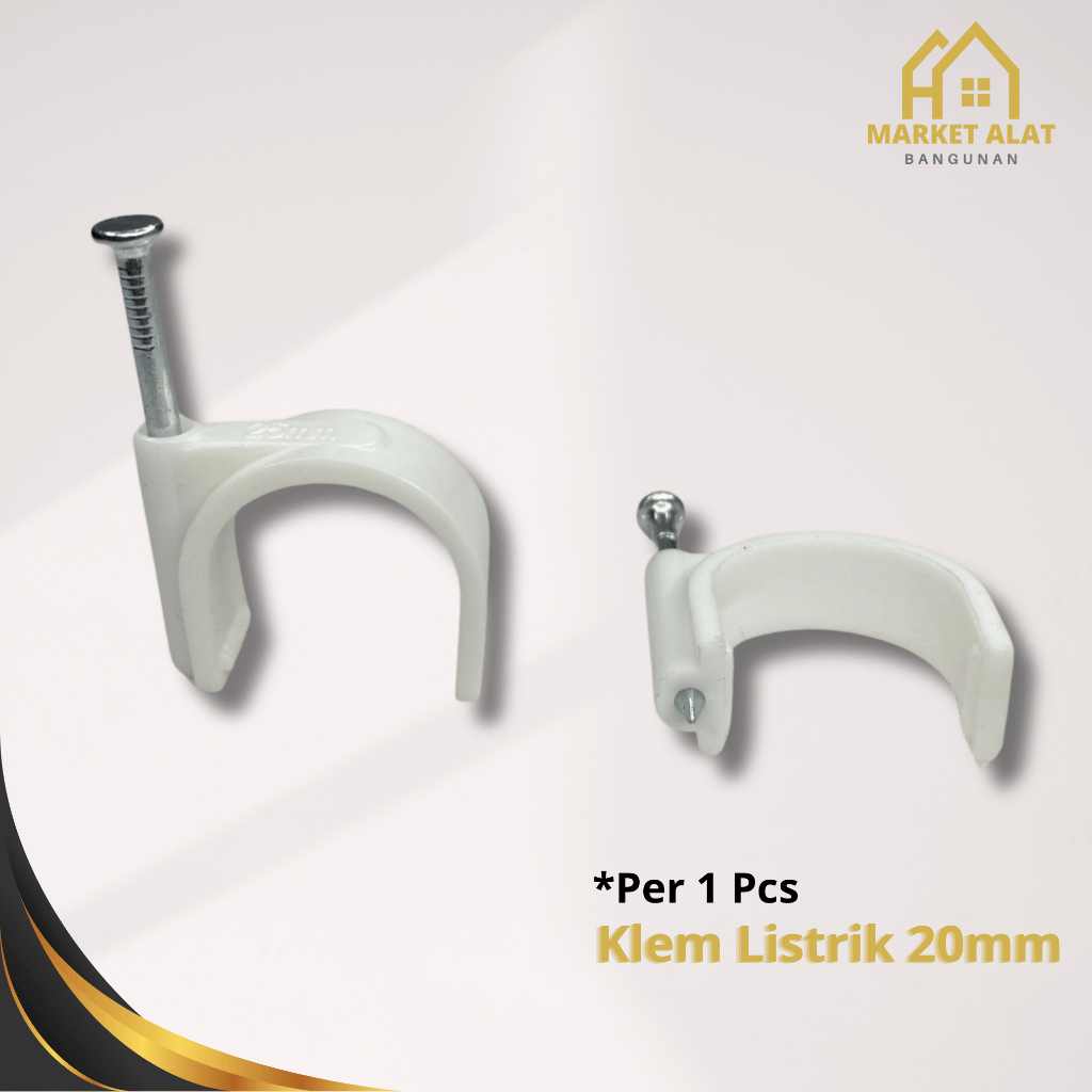 Pvc Electrical Pipe Clamps 20 MM Per 1 Pcs / Pipe Clamps 20MM / Pvc ...