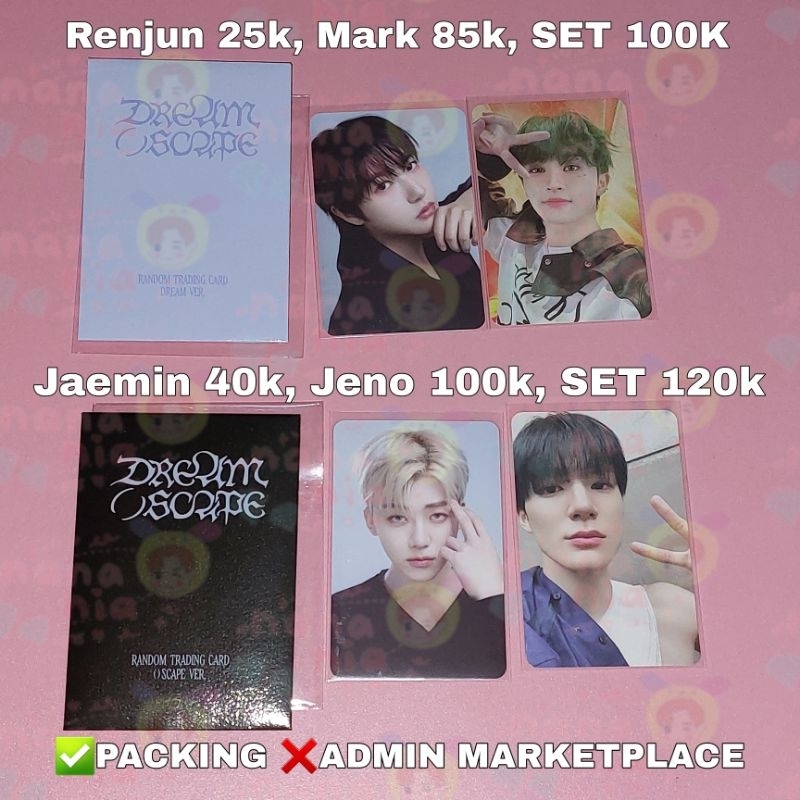 Nct Dream MD DREAMSCAPE Trading Card Dream Version, Renjun Concept ...