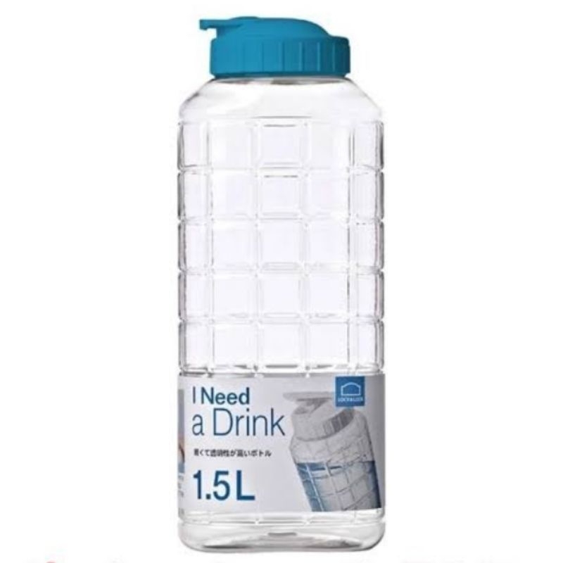 Lock&lock 1.5l Chess Water Bottle 1.5 Liter Clear Fridge Drinking Water ...