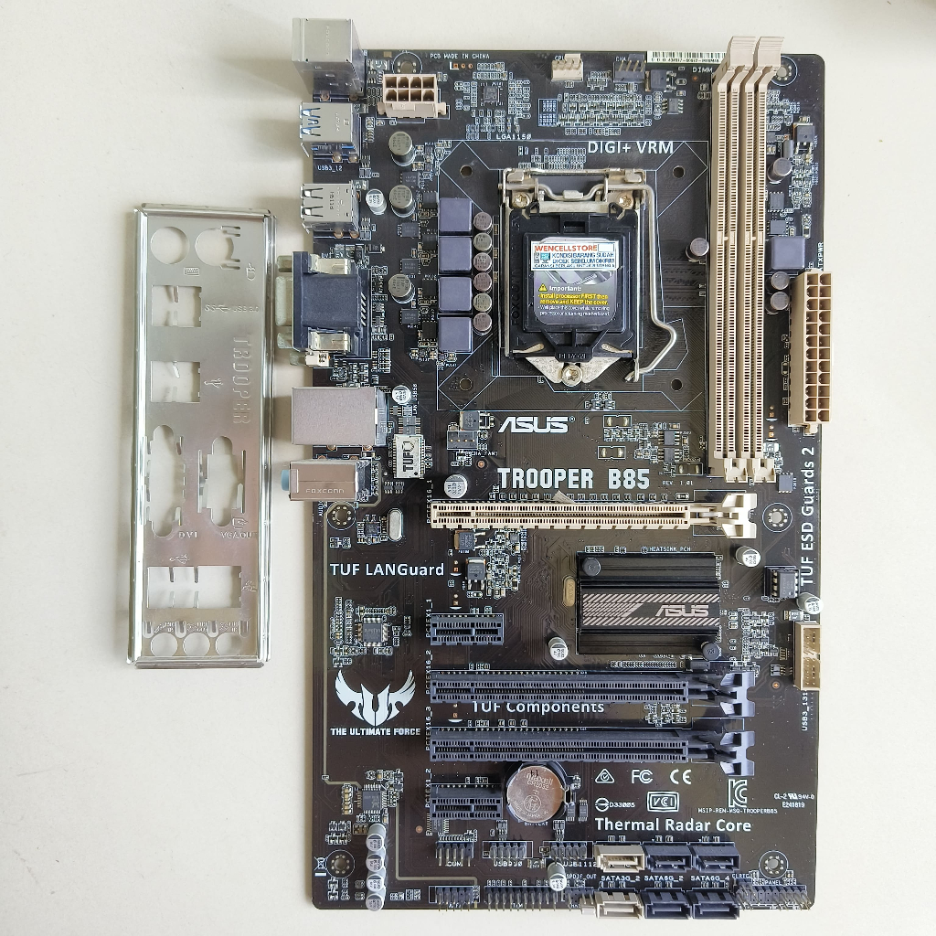 Motheboard ASUS TUF TROOPER B85 LGA 1150 DDR3 | Shopee Malaysia