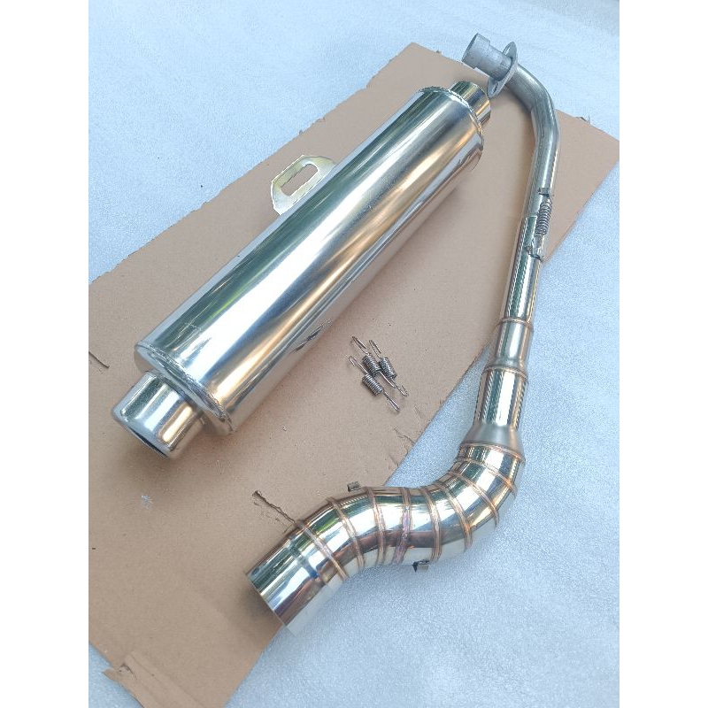 Ckd Plos Pipe canister conical open specs exhaust Pipe for Wave 125 Xrm ...