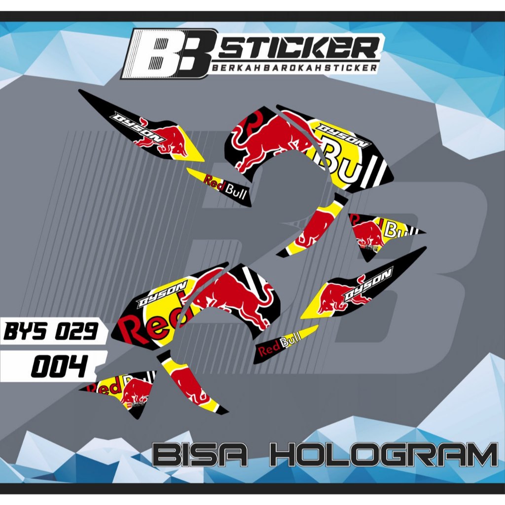 Yamaha Byson Variation Stripping Sticker CAN HOLOGRAM Byson Bys 29 ...
