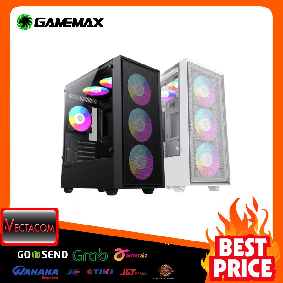 Gamemax STORM Tempered Glass Casing - M-ATX PC CASE | Shopee Malaysia