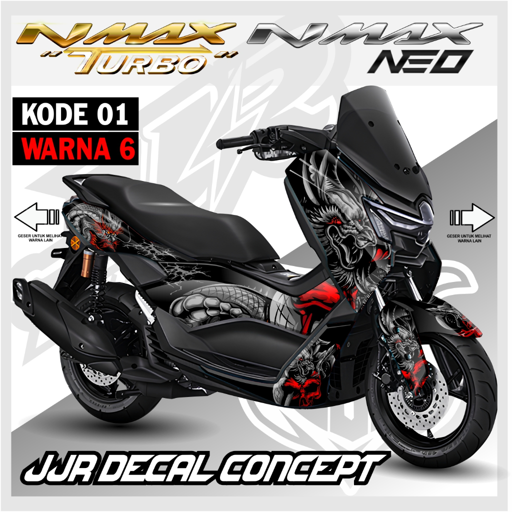 Yamaha NMAX NEO NMAX TURBO STICKERS 2024-2025 FULL BODY 01 LATEST ...