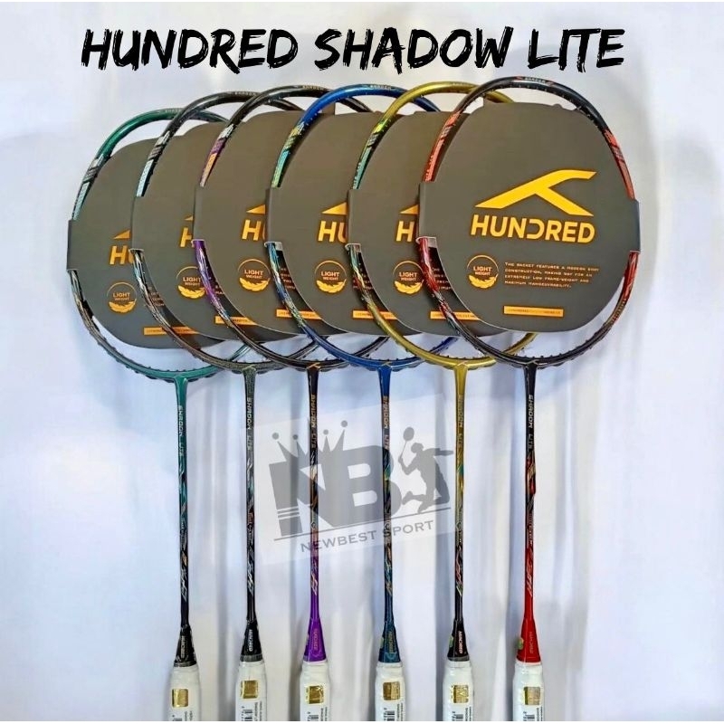 HUNDRED SHADOW LITE HEAD HEAVY ORIGINAL RACKET | Shopee Malaysia
