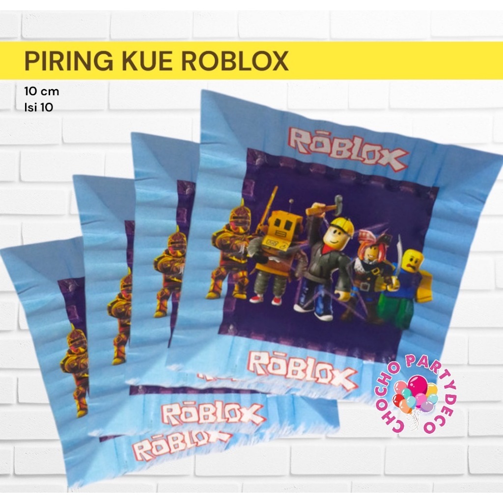 Roblox Cake Plate/Roblox Birthday Cake Plate | Shopee Malaysia