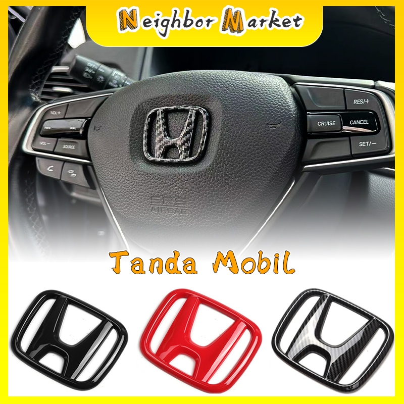HITAM MERAH Honda Jazz/City/Hrv/Crv/Civic/Brv/Accord Glossy Logo ...