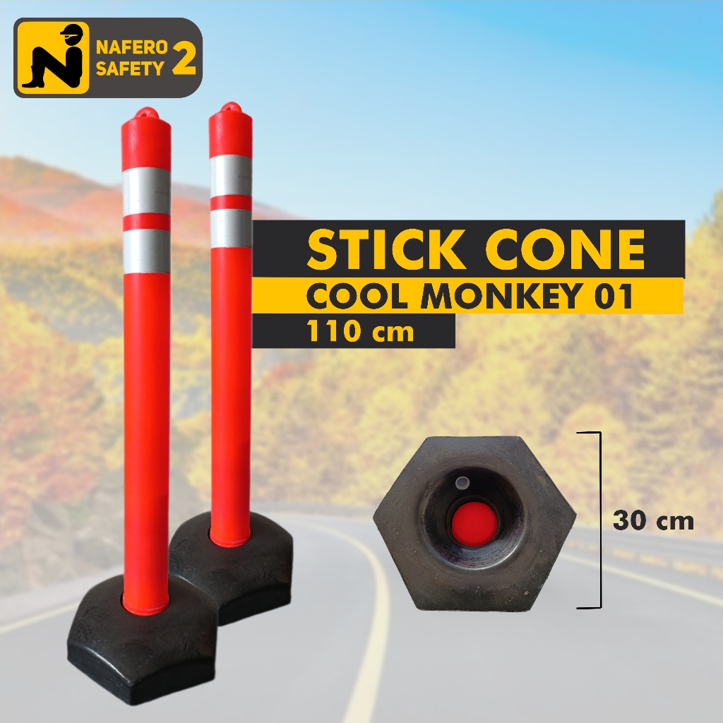 Stick CONE STICK CONE PLASTIC ROAD LIMITER POLE | Shopee Malaysia
