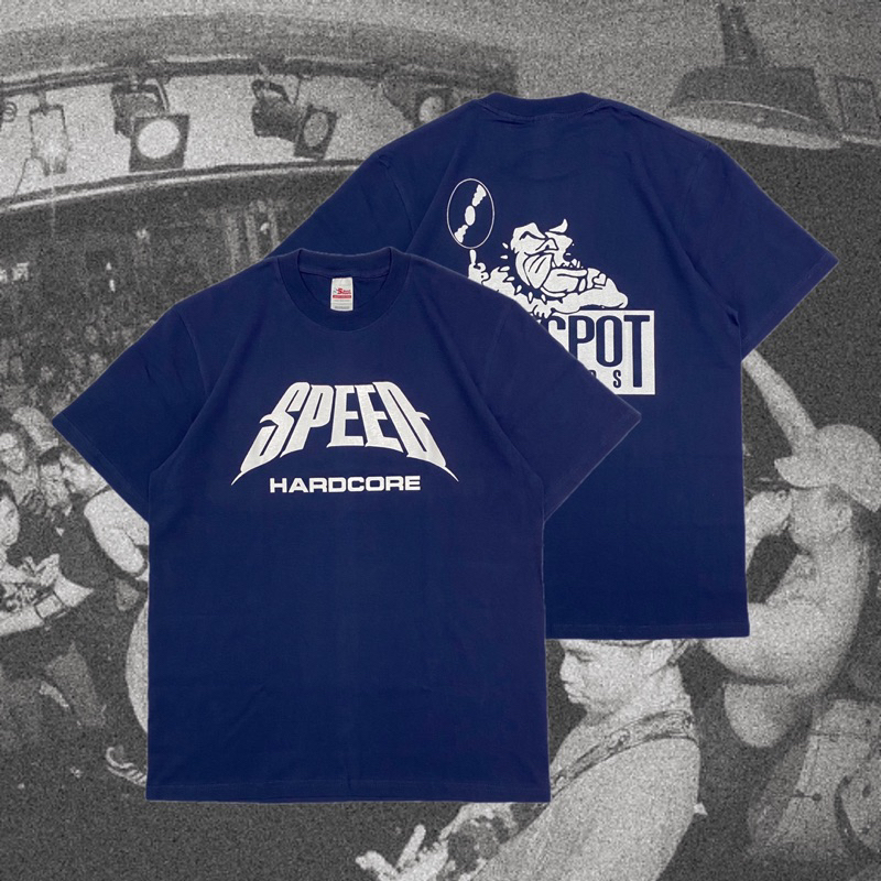 Speed HARDCORE Band T-shirt FLAT SPOT gang called speed navy blue t ...