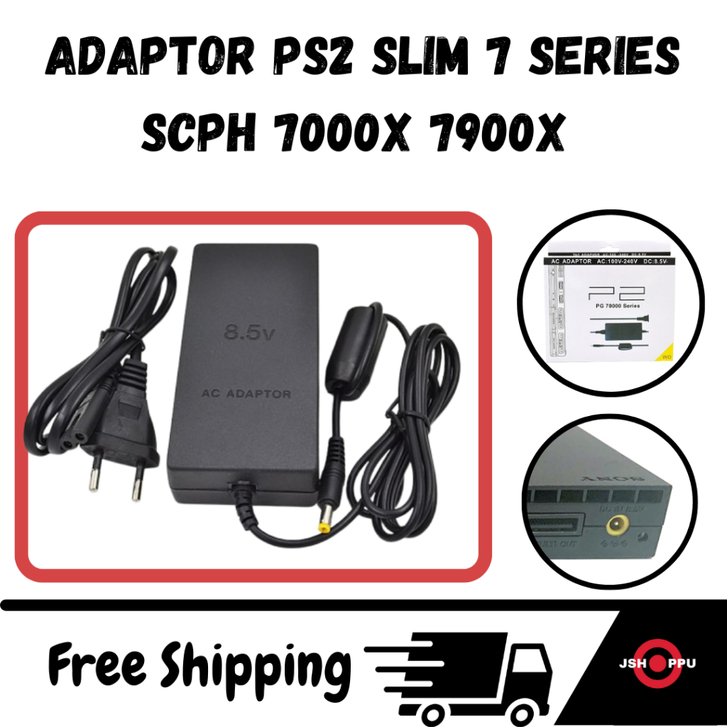 Ps2 Slim Adapter 7 Series, Ps2 Adapter Cable SCPH Series 7000x 7900x ...