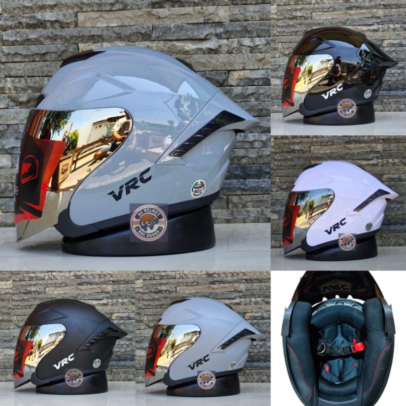 Vrc RACER-X helmet, the latest solid halface helmet | Shopee Malaysia